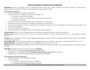 Examen 8 Marzo 2018, preguntas - PARTE I. Pareo (Asocie el medicamento ...