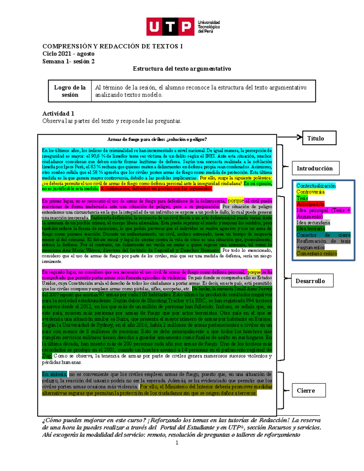 S01-s2-Material. Estructura del texto argumentativo 2021 agosto (1 ...