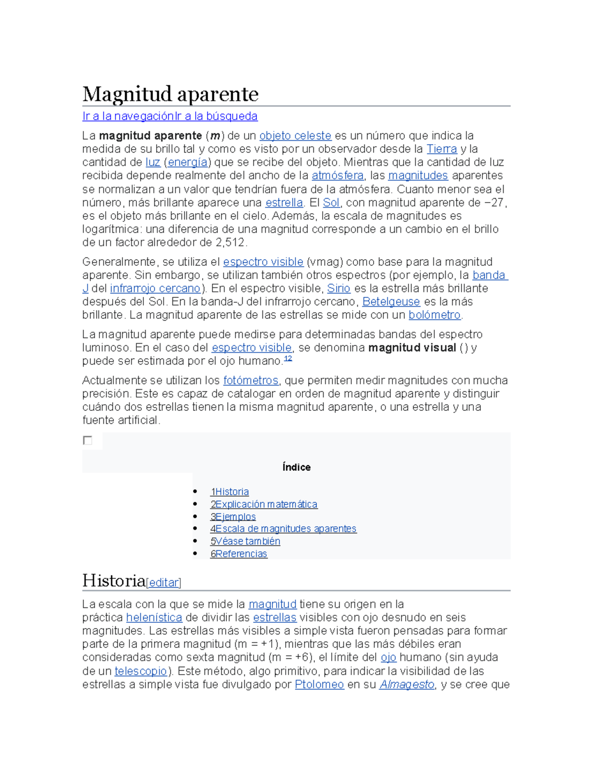 Magnitud aparente - Apuntes 145 - Filosofía de la historia - FUNLAM ...