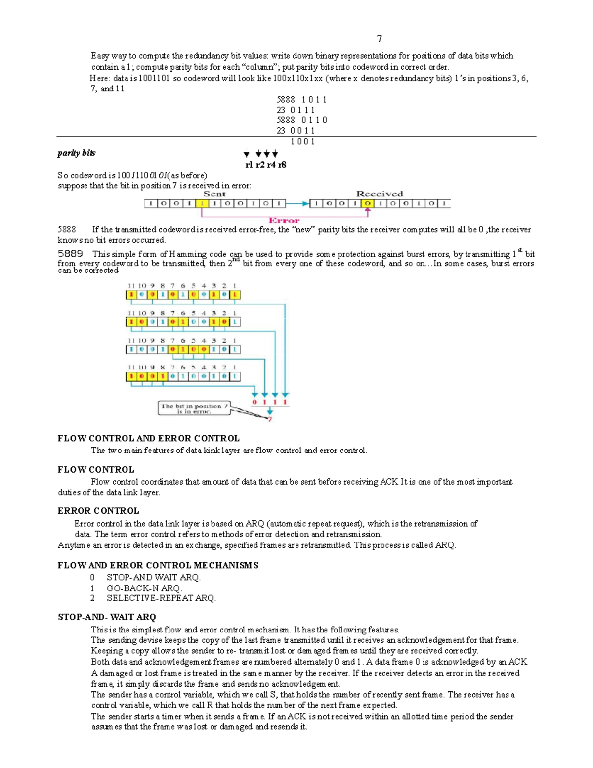 Computer Networks (36) - 7 Easy way to compute the redundancy bit ...