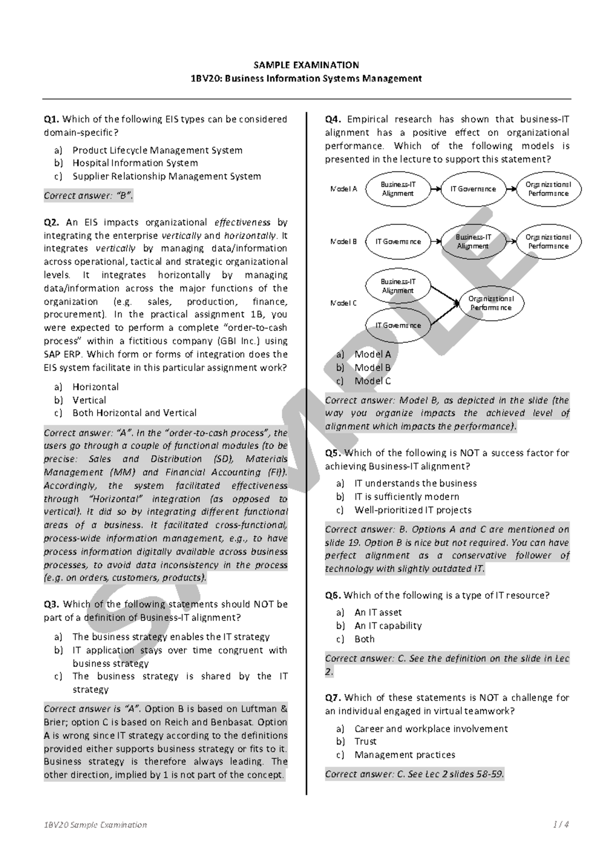 1BV20-Sample-Exam Sample final exam youngstown state university ...