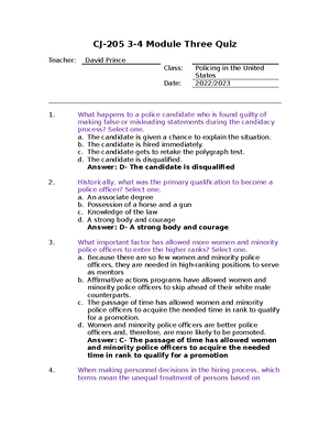 CJ 205 Module Five Practice Activity Template - CJ 205 Module Five ...