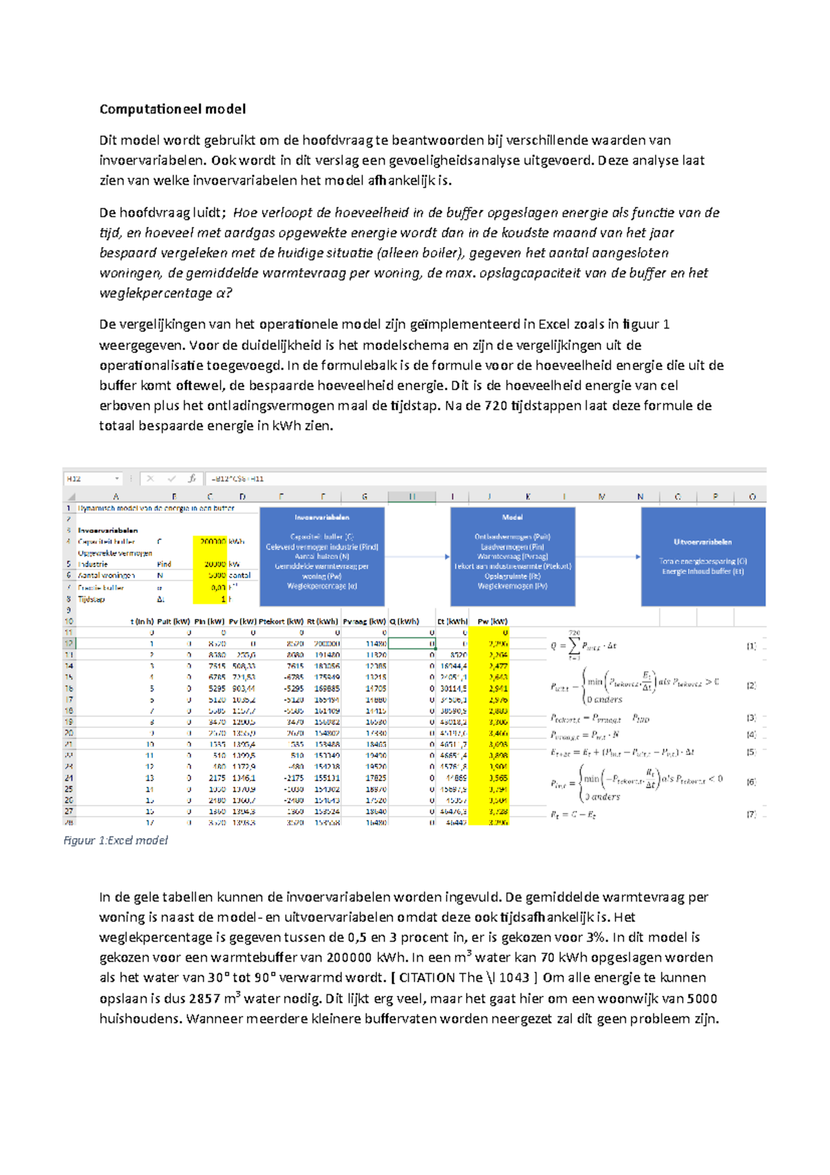 Computationalisering - Computationeel model Dit model wordt gebruikt om de hoofdvraag te ...