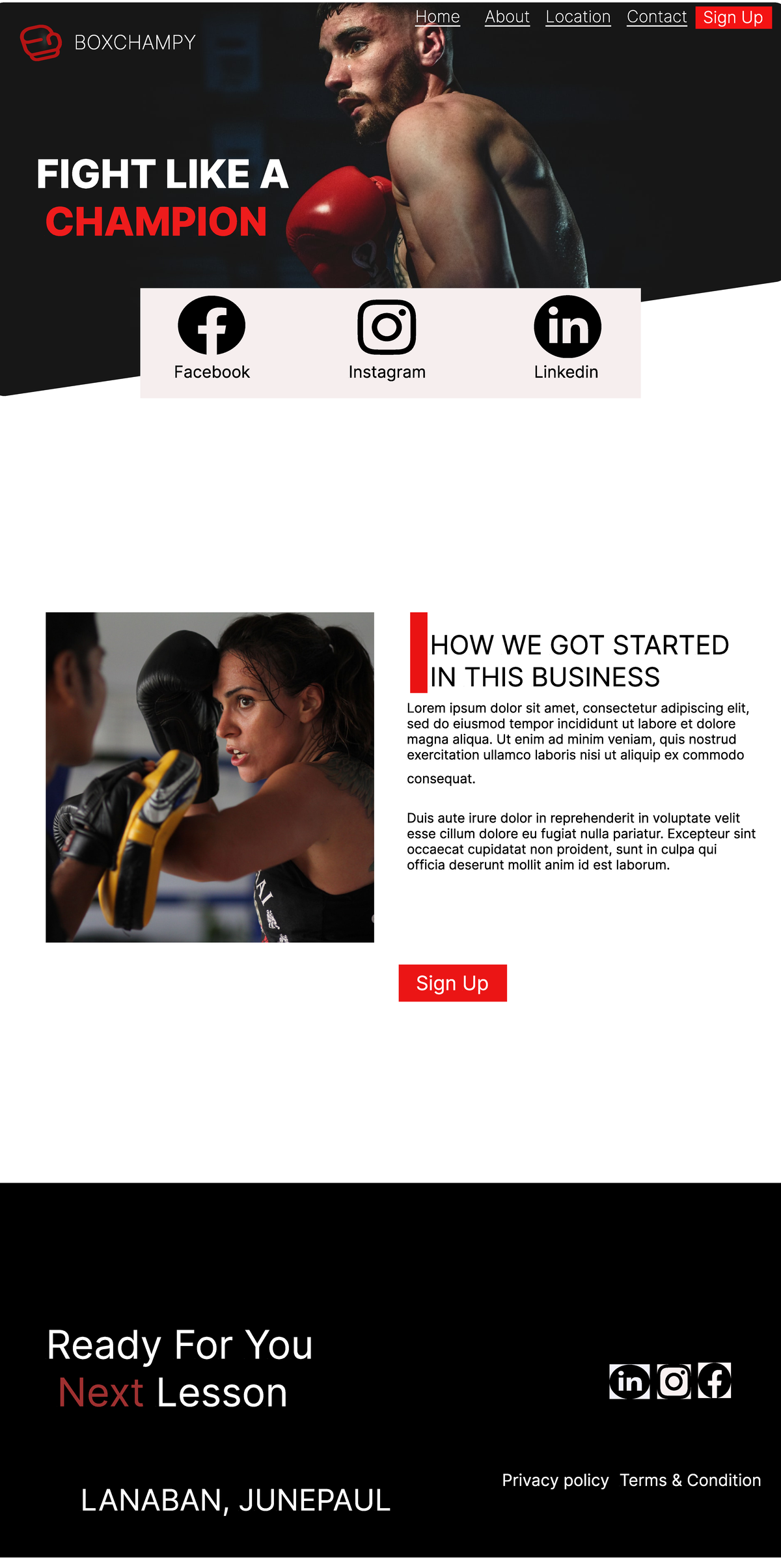 Figma Activity 1 - Contact Privacy policy Ready For You Next Lesson ...