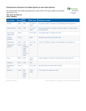 WEEK 3 Ihuman plan - NR-601 - Chamberlain University - Studocu