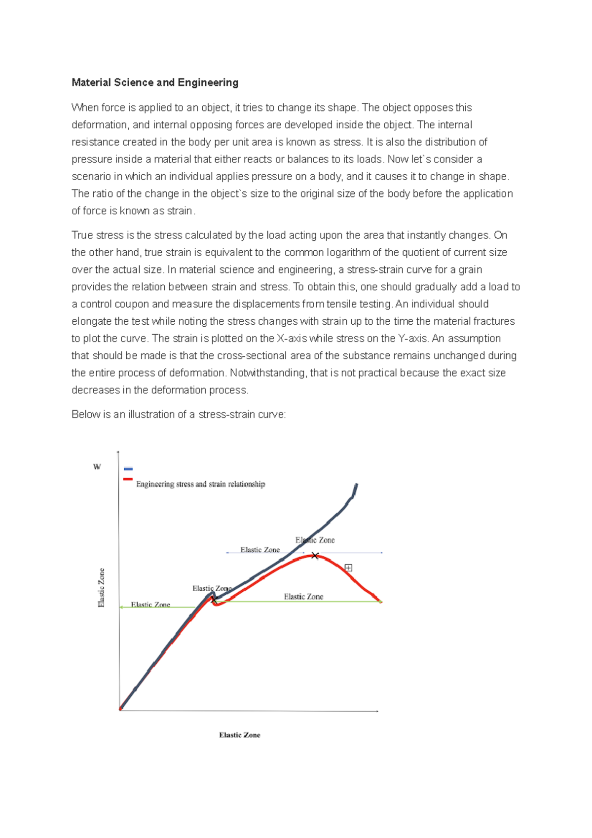 Material Science and Engineering - The object opposes this deformation ...