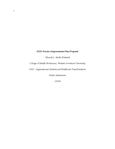 D221 - Practice Improvement Plan Proposal - Studocu