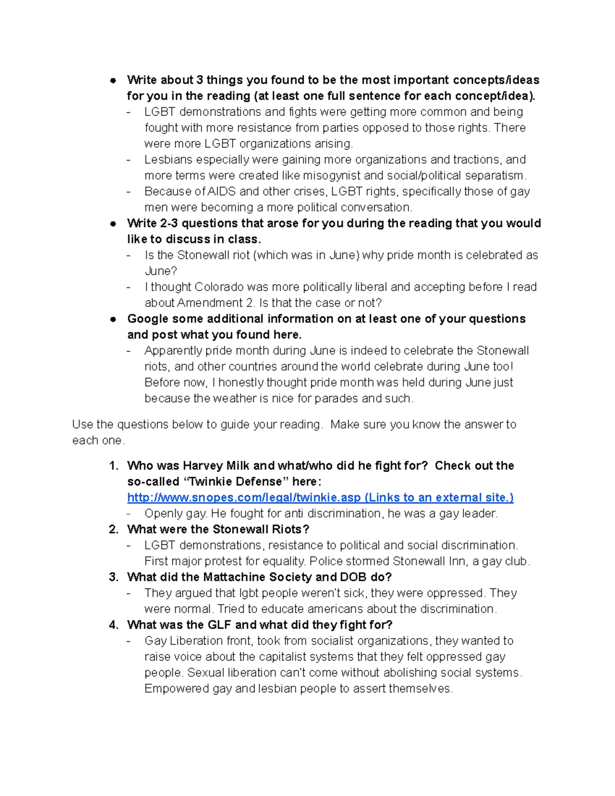 Queer Studies chapter 4: Queer Normalization and Beyond answers - Write ...