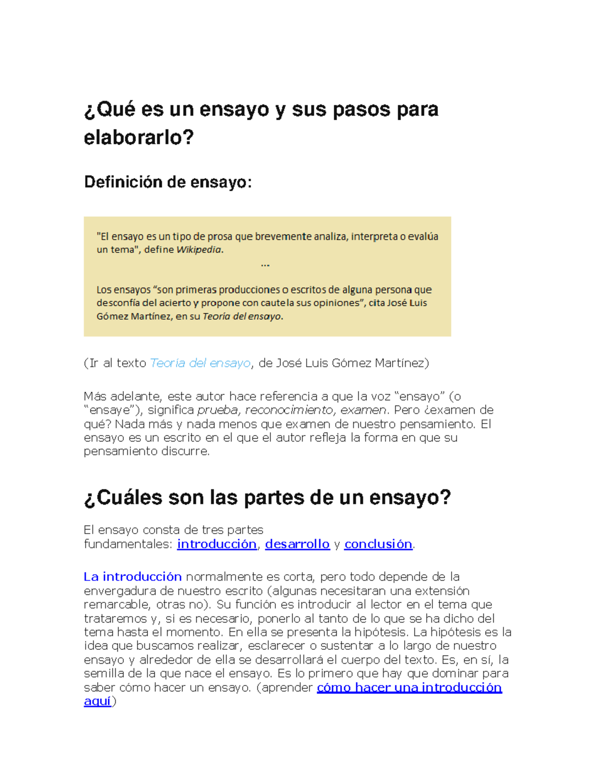 Qué es un ensayo y sus pasos para elaborarlo - ¿Qué es un ensayo y sus ...