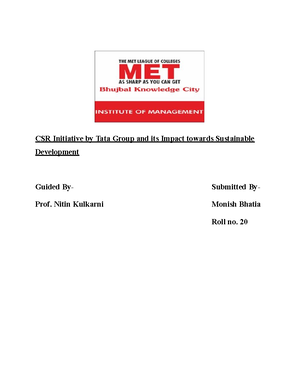 A-project-on-hul-csr compress - Corporate Social Responsibility ...